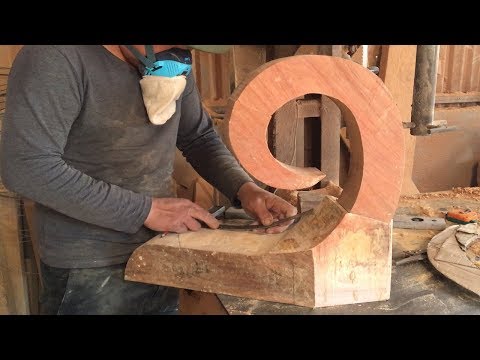 Amazing Curved Woodworking Techniques – Project For Curved Stair ...