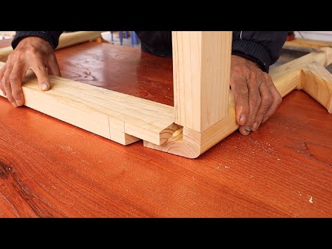 Easy Woodworking Project With Simple Joints // Build A Chic And Modern ...
