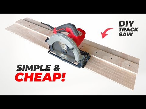 Circular Saw Track Guide : DIY Woodworking Project for Precision ...